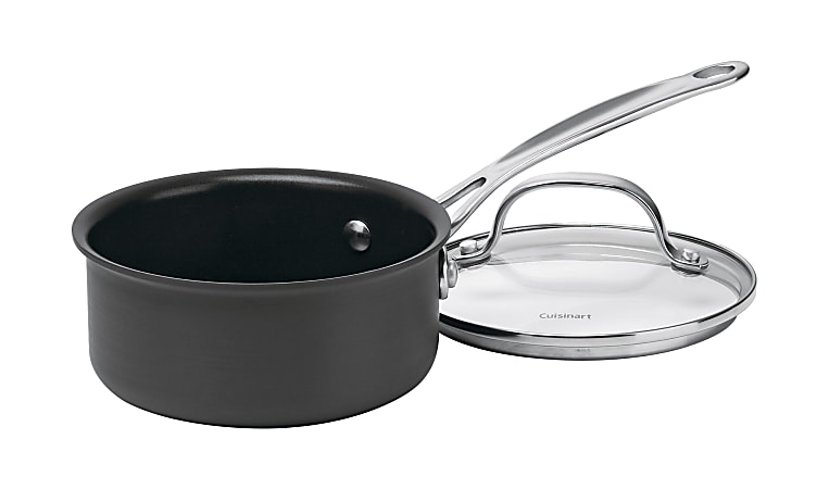 Cuisinart 619 14 Chefs Classic Non Stick Hard Anodized 1 Quart Saucepan
