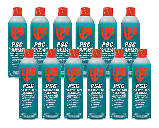 LPS PSC Plastic Safe Aerosol Cleaner 18 Oz Can Case Of 12 - Office Depot
