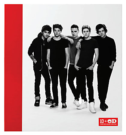 One Direction Limited Edition 1D OD Together Round Ring Binder Band Red ...
