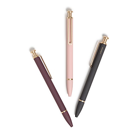 U Brands Soft Touch Monterey Ballpoint Pens Medium Point 1 mm Grounded ...