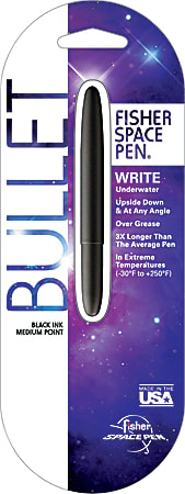 Fisher Bullet Space Pen Assorted Barrels Black Ink - Office Depot