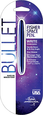 Fisher Bullet Space Pen Assorted Barrels Black Ink - Office Depot