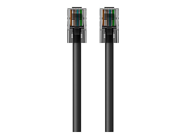 Belkin A3L980-07-BLK Cat.6 UTP Patch Cable - 7 ft Category 6 Network ...