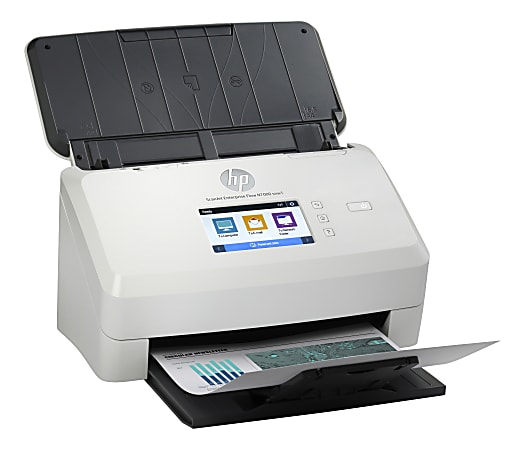 HP ScanJet Enterprise Flow N7000 snw1 Scanner 7.5 H x 12.2 W x 7.8 D ...