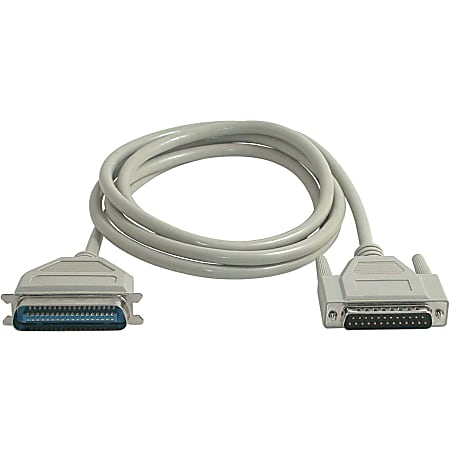 C2G 3ft DB25 Male to Centronics 36 Male Parallel Printer Cable DB 25 ...