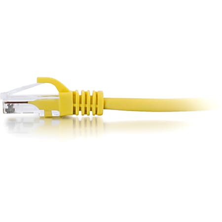 C2G 10ft Cat6 Ethernet Cable Snagless Unshielded UTP Yellow Category 6 ...