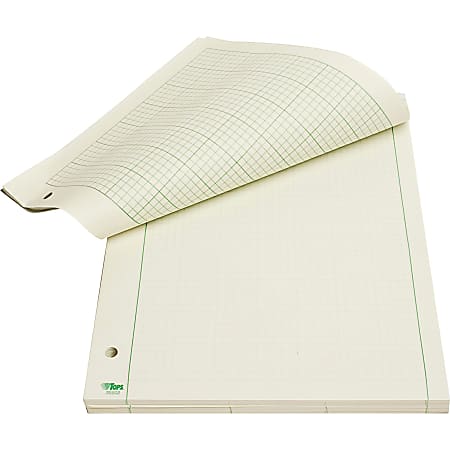 TOPS Engineers Computation Pad 8 12 x 11 200 Sheets Green - Office Depot