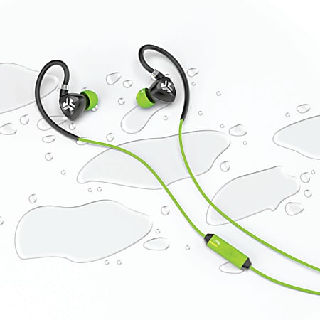 JLab Fit 2.0 Sport Earbuds Green - Office Depot