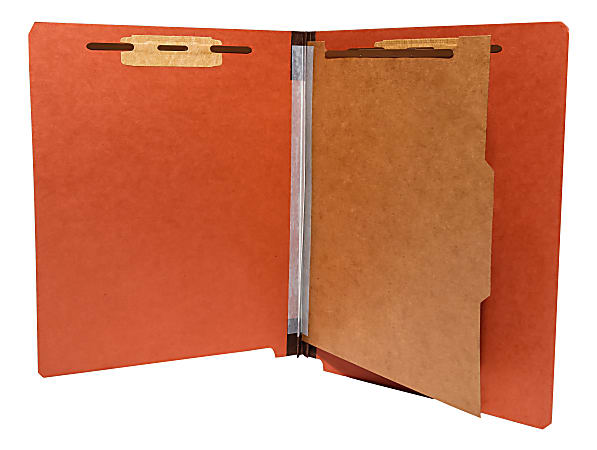 Atlas Folders With 1 Divider 2 Expansion Letter Size Red Fasteners Box ...