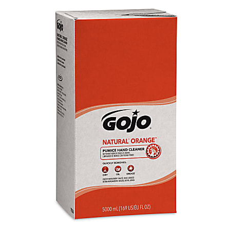 GOJO Natural Orange Pumice Lotion Hand Soap Cleaner Citrus Scent 169.07 ...