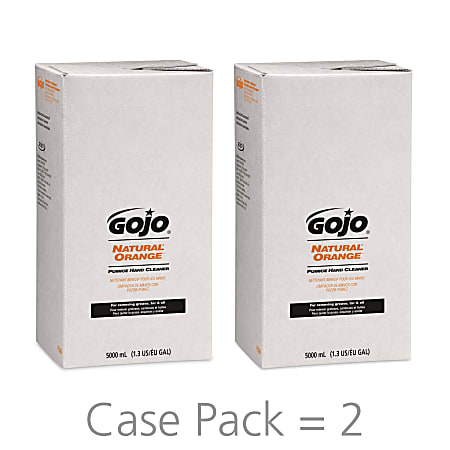 GOJO Natural Orange Pumice Lotion Hand Soap Cleaner Citrus Scent 169.07 ...