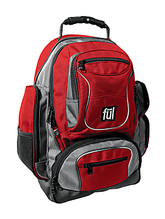 ful Beale Street Laptop Backpack For 15.4" Laptops, Red