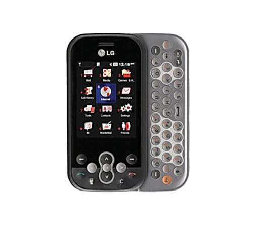 LG Neon GT365 GSM Unlocked QWERTY Cell Phone Black - Office Depot
