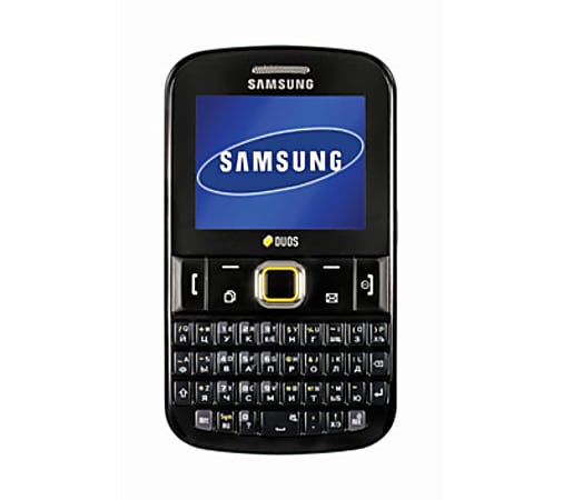 Samsung Ch@t 222 Plus E2222 GSM Unlocked Dual SIM Cell Phone (Black)
