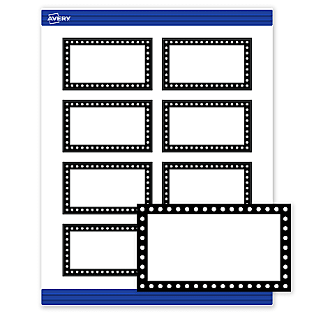 Avery Printable Cards With Sure Feed Technology 2 x 3 12 Matte White ...