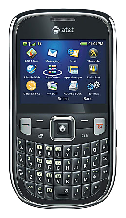 ZTE Z431 Unlocked GSM QWERTY Cell Phone Black - Office Depot