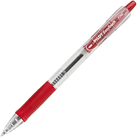 Pilot EasyTouch Retractable Ballpoint Pens Fine Point 0.7 mm Clear ...