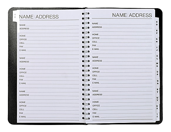 Office Depot Brand Large Print Pajco TelephoneAddress Book 3 38 x 8 38 ...