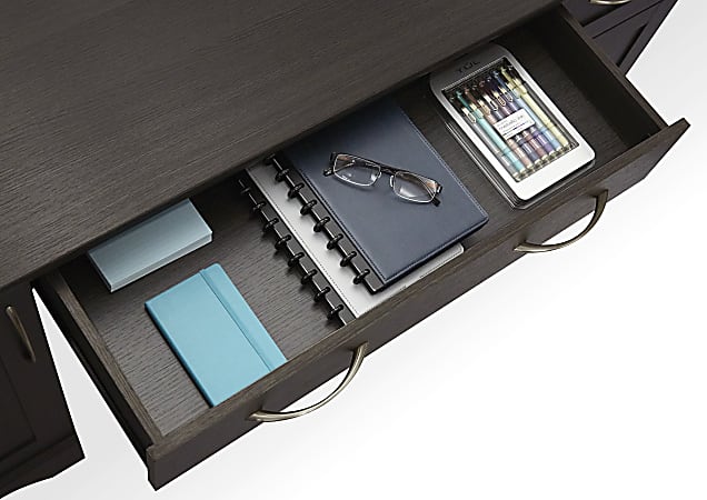 Realspace Pelingo 60 W Computer Desk Gray - Office Depot