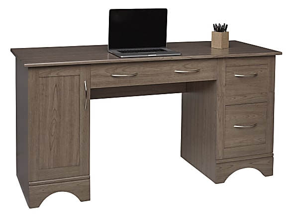 Realspace Pelingo 60 W Computer Desk Gray - Office Depot