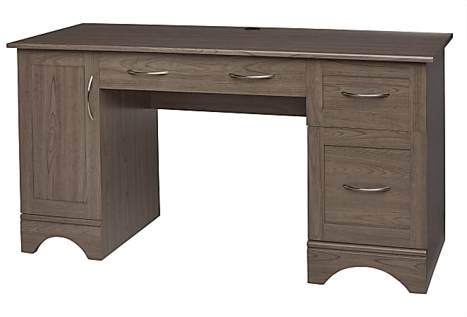 Realspace Pelingo 60 W Computer Desk Gray Office Depot