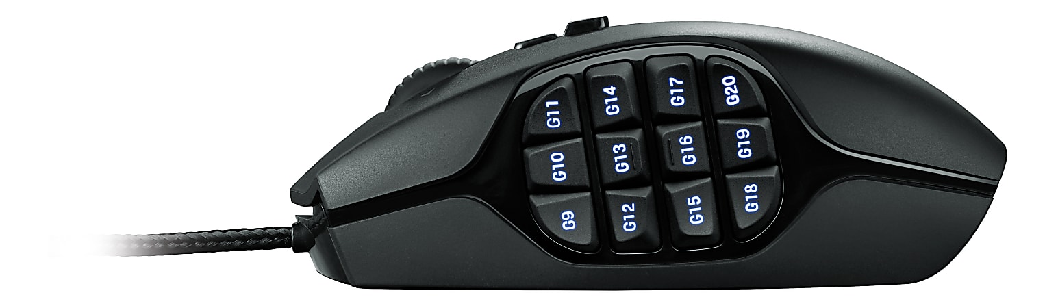Logitech® G600 MMO Gaming Mouse, Black, PB2056