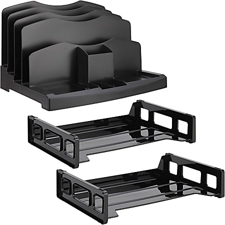 Eldon Smart Sorter System With Trays Black - Office Depot