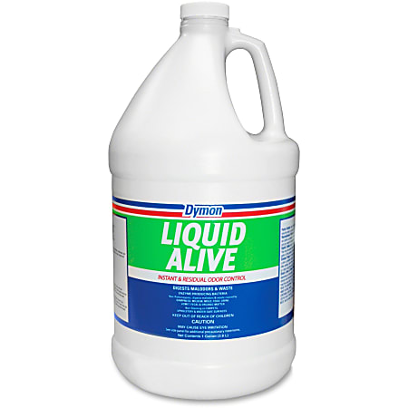 Dymon Liquid Alive Odor Digester Neutral Scent 128 Oz Bottle Case Of 4 ...