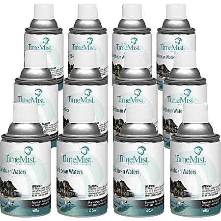 TimeMist Metered Dispenser Fragrance Spray Refill 6.6 Oz Caribbean ...