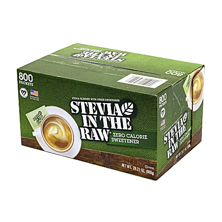 Stevia In The Raw Packets Box Of 800 - Office Depot