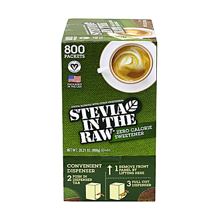 Stevia In The Raw Packets Box Of 800 - Office Depot