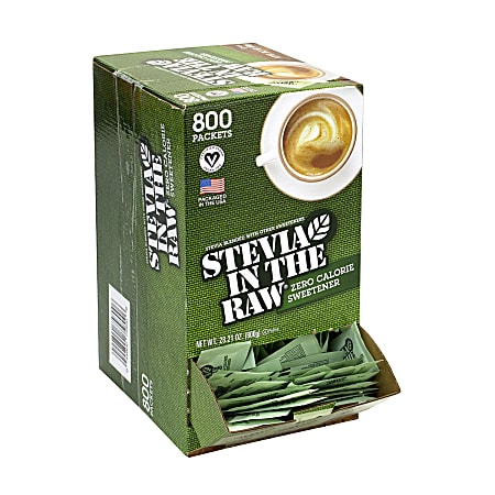 Stevia In The Raw Packets Box Of 800 - Office Depot