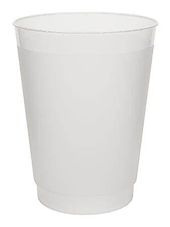 WNA Front Flex Plastic Cups, 16-oz., Frosted/Translucent, 25/Pack ...