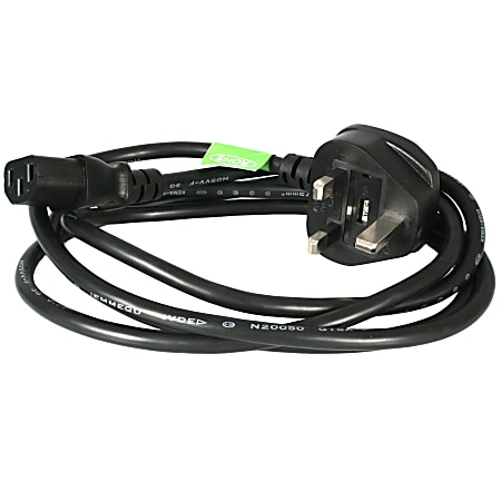 StarTech.com 6 ft Standard UK Computer Power Cord Power cable IEC 320 ...