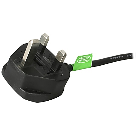 StarTech.com 6 ft Standard UK Computer Power Cord Power cable IEC 320 ...