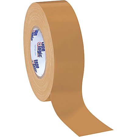 Tape Logic® Color Duct Tape, 3" Core, 2" x 180', Beige, Case Of 24