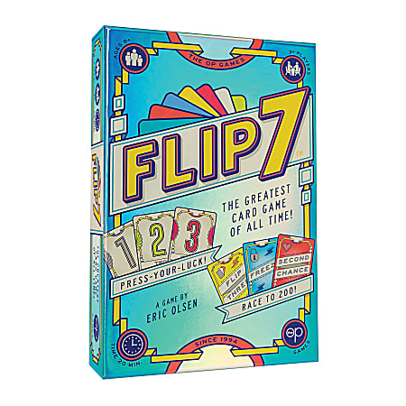 USAopoly Flip 7 Card Game - Office Depot