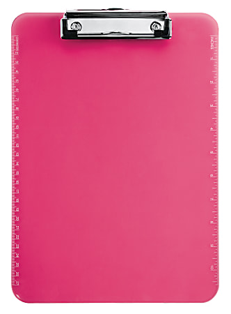 Office Depot Brand Plastic Clipboard 9 x 12 12 Assorted Colors No Color ...
