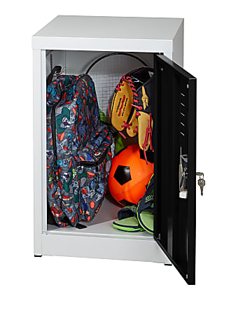 Alpine AdirOffice 1 Tier Steel Locker 24 H x 15 W x 15 D Black - Office ...