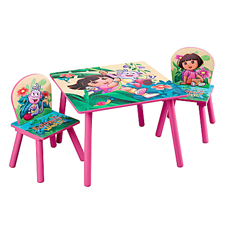 Disney Table Chair Set Dora - Office Depot