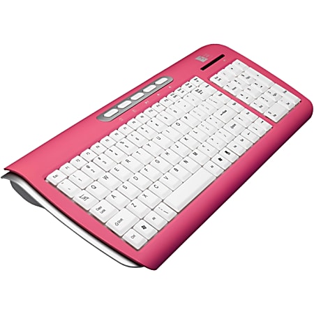 ERGOGUYS WIRELESS CASE LOGIC KEYBOARD RUBBER PINK/WHITE 2.4G