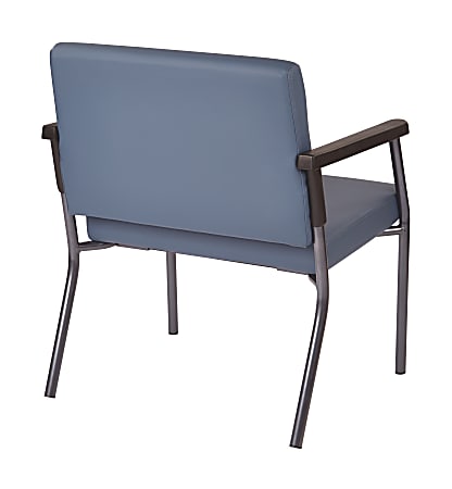 Bariatric Big Tall Chair Dillion Fabric With Arms Blue - Office Depot