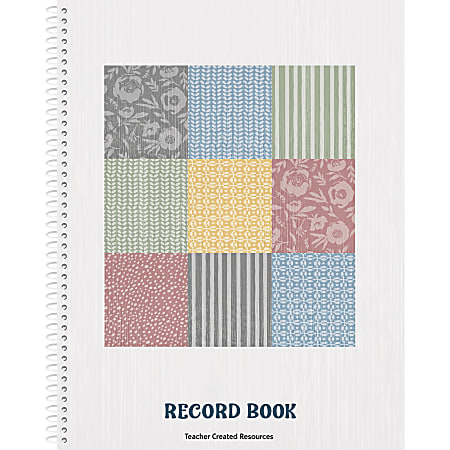 Teacher Created Resources Record Books Classroom Cottage 8 12 x 11 ...