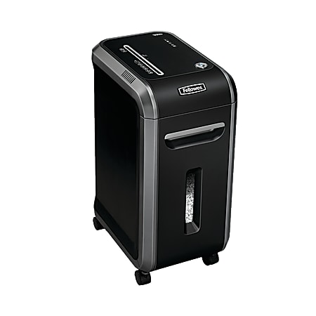 Fellowes Powershred 99Ms 14 Sheet Micro Cut Paper Shredder BlackSilver ...