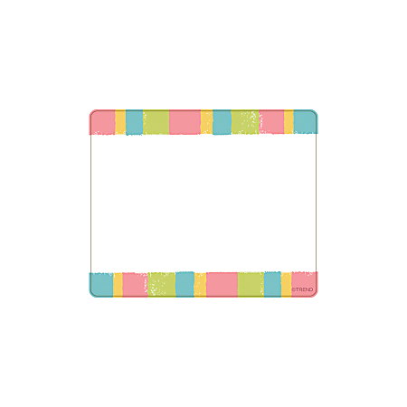 TREND Terrific Labels T 68130 6 3 x 2 12 Cheerful Stripes 36 Labels Per ...