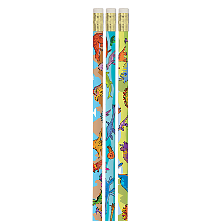 Musgrave Pencil Company Motivational Pencils Dynamic Dinosaurs 12 Per ...