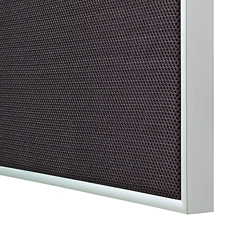 Quartet Matrix Framed Bulletin Board 48 x 31 Aluminum Frame With Silver ...
