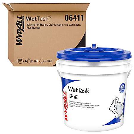 WypAll Critical Clean Wipers WetTask Customizable Wet Wiping System 12 ...