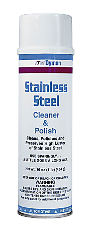 Dymon Stainless Steel Cleaner and Polish 20 ounce Aerosol Can 12 Cans ...
