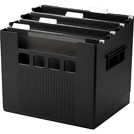 Pendaflex Super Decoflex 4 Storage File Folders 11 x 12 34 x 10 Black ...
